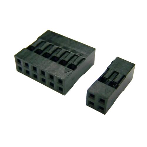 Comprar Conector Mini Lacth Alojamento Fêmea Cabo 16V(2X8) Passo 2,54Mm - a partir de R$0,63 ...