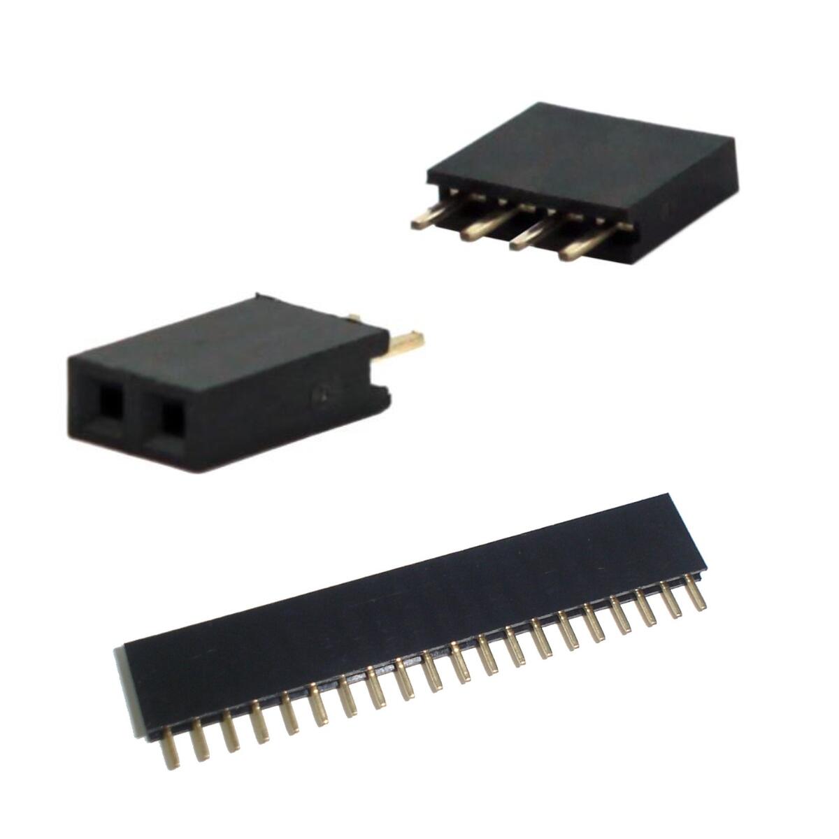 Comprar Conector Mini Header Fileira Simples Pci 14V(1X14) 180G Passo 2 ...