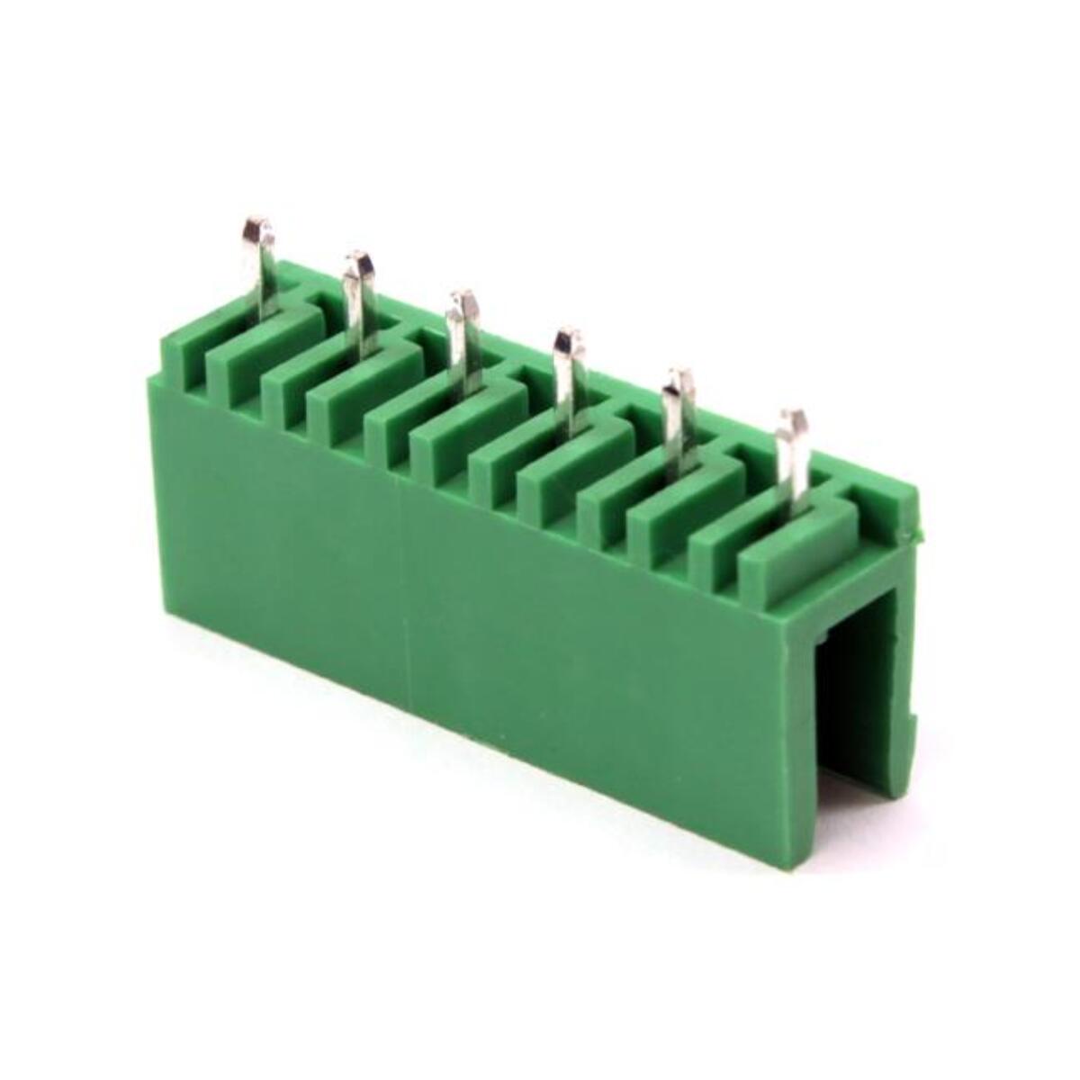Comprar Borne Macho Para PCI 6 Vias 180 Graus Passo 5,08MM Lateral Aberta VD - a partir de R$3 ...