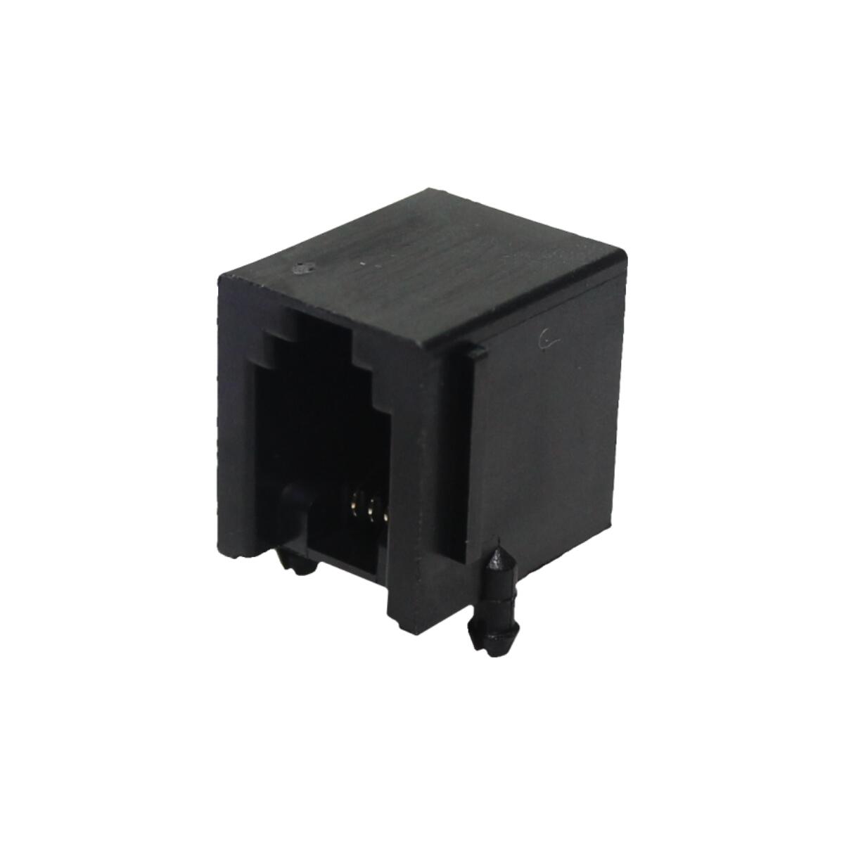 Comprar TFN-44PP Conector Modular Jack 90G 4P4C Preto - a partir de R$1,20