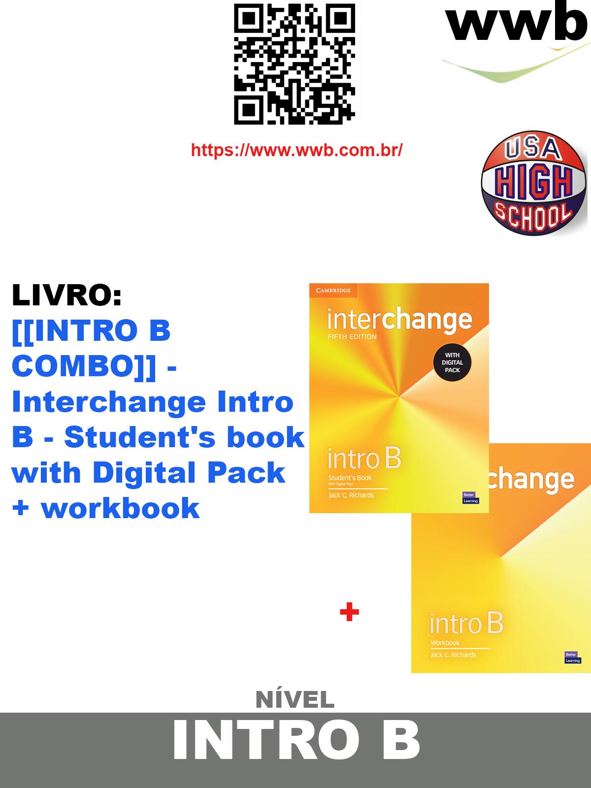 [[INTRO B COMBO]] - Interchange Intro B - Student's book with Digital Pack + workbook