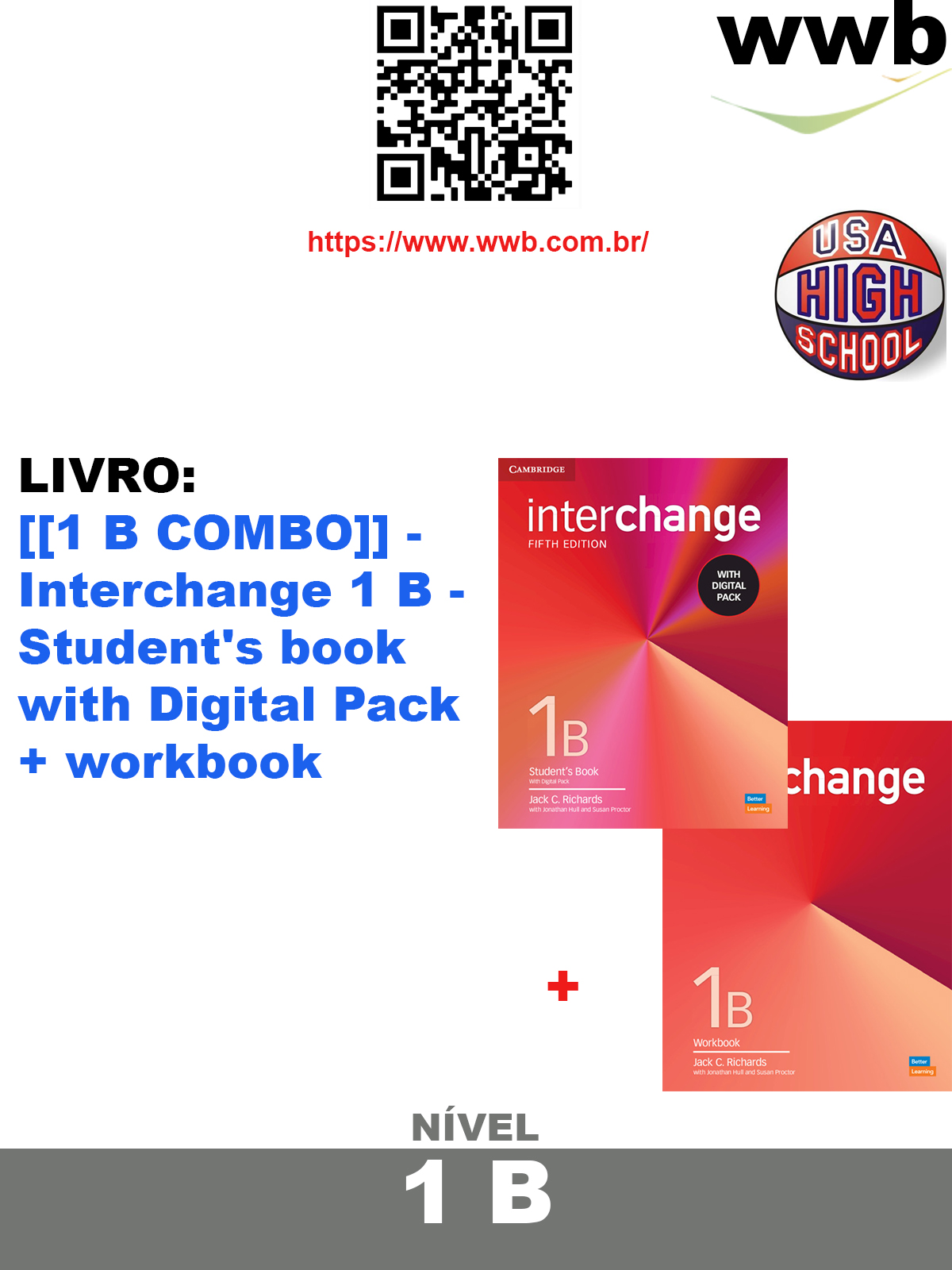 [[1 B COMBO]] - Interchange 1 B - Student's book with Digital Pack + workbook