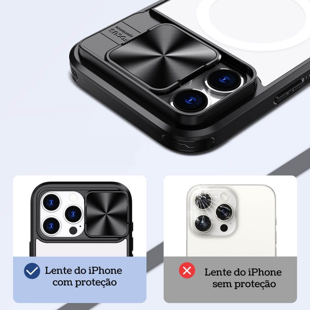 Capa Slide iPhone 16 Pro | Brcshop - a partir de R$47,49