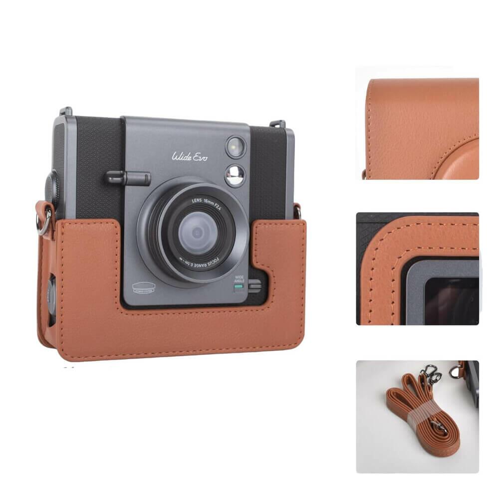 Bolsa Capa Retrô Instax Wide Evo em Couro PU | Brcshop - a partir de R ...