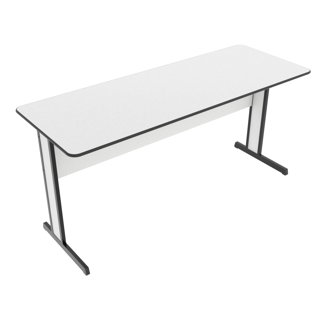 Mesa Reta com Base Retangular