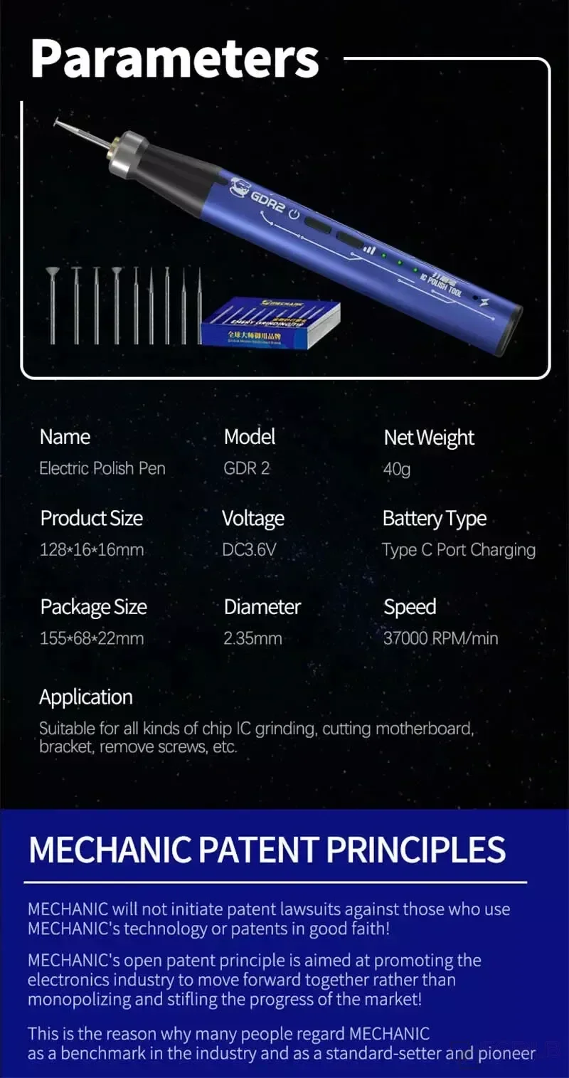 Comprar Mini retifica Mechanic GDR2 - a partir de R$129,89 - TECH FELIPE