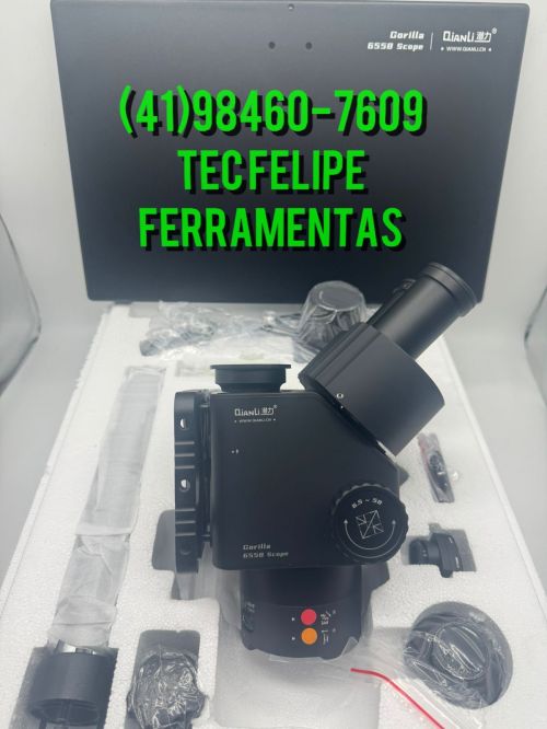 Comprar Microscopio Trinocular 6558X GORILLAS /com luminária uv - Tech Felipe ? Equipamentos e ...
