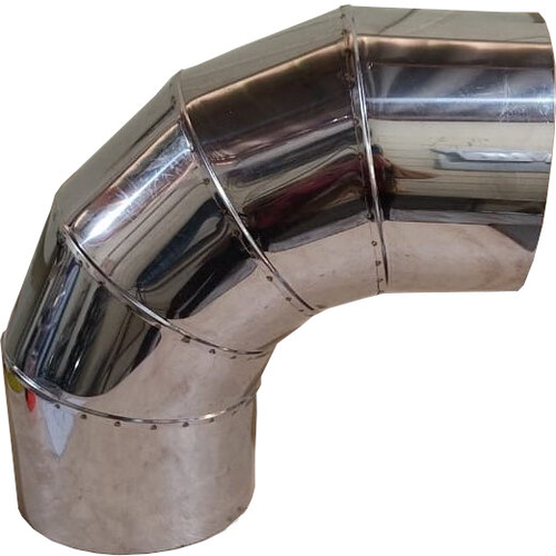 Comprar Curva 90° Em Inox - R$199,00 - Naveart Churrasqueiras