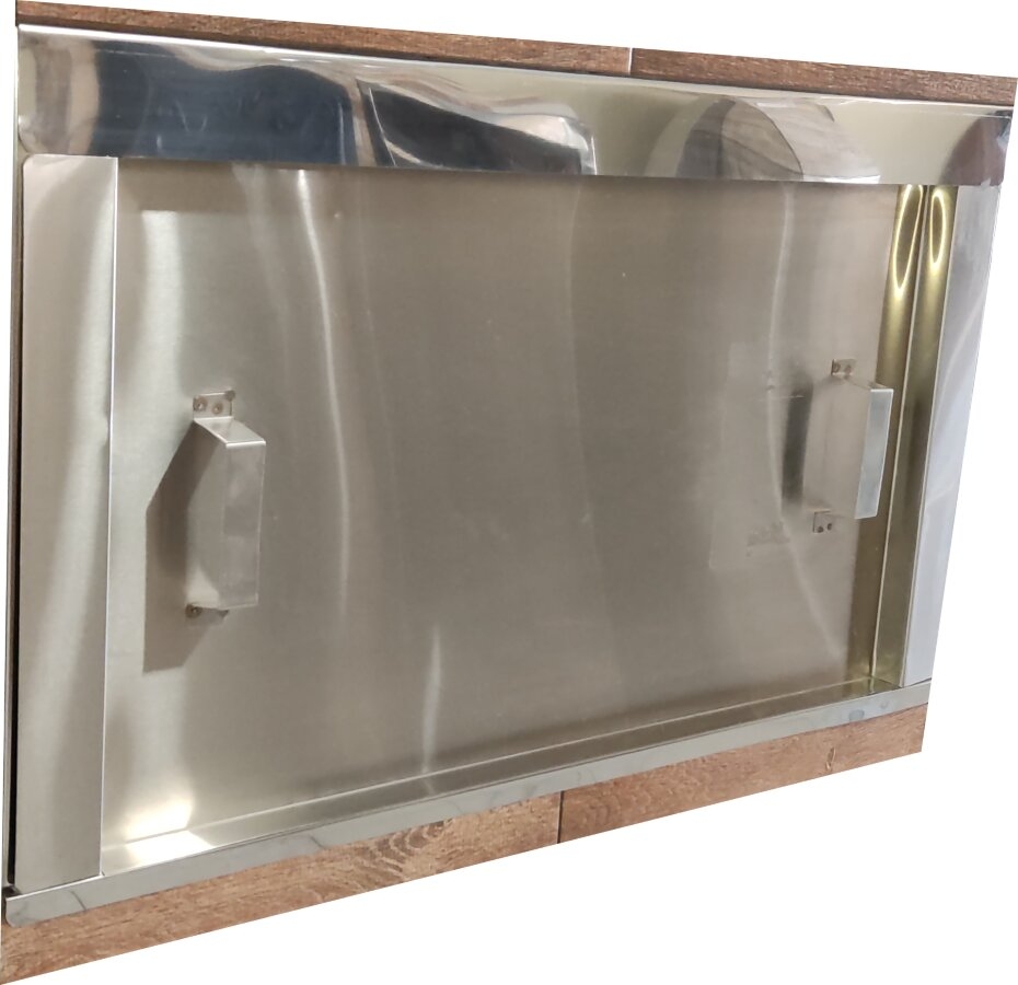 Comprar Inox Tampa Para Churrasqueira 80 - R$218,00 - Naveart ...