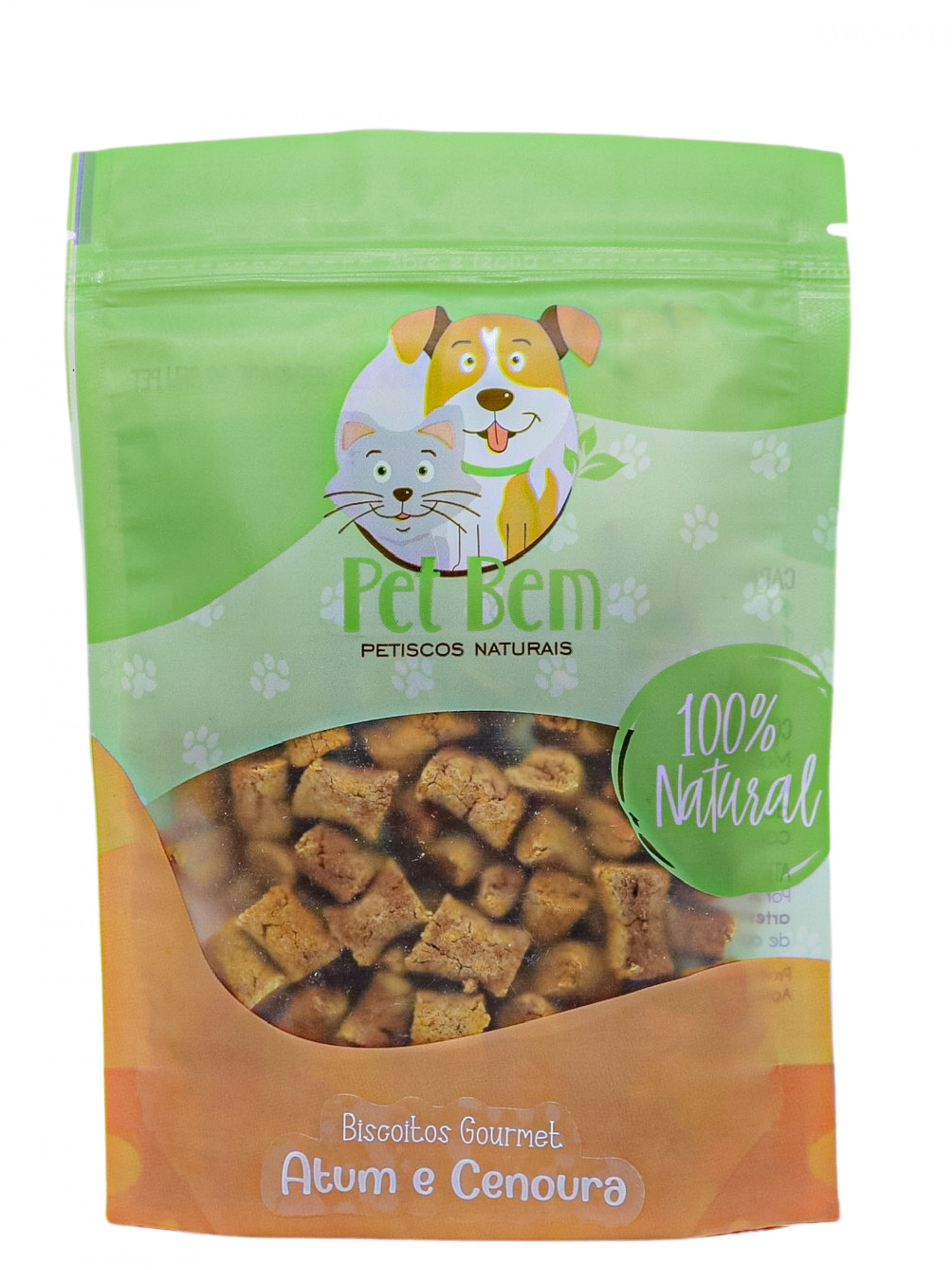 Comprar Biscoito Atum e Cenoura 100g - Petisco Natural para Cães - Pet ...