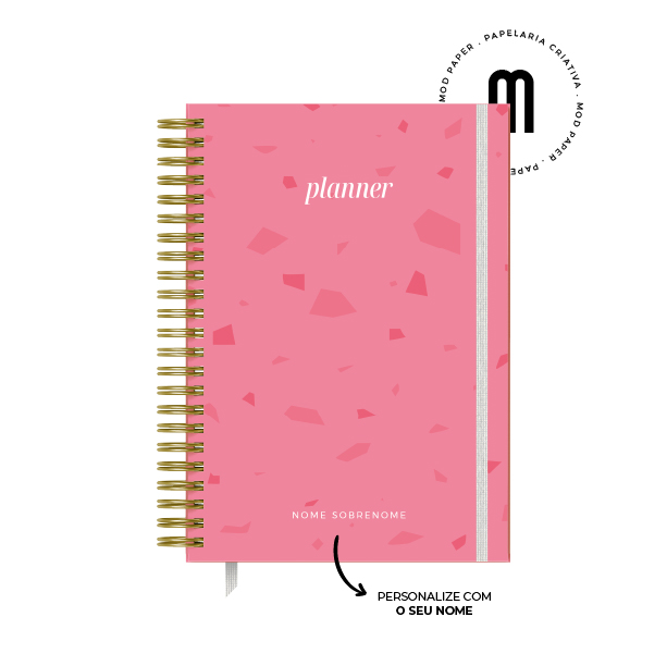 Comprar Planner Rosa Terrazzo - Linha Romântica - a partir de R$151,90 ...