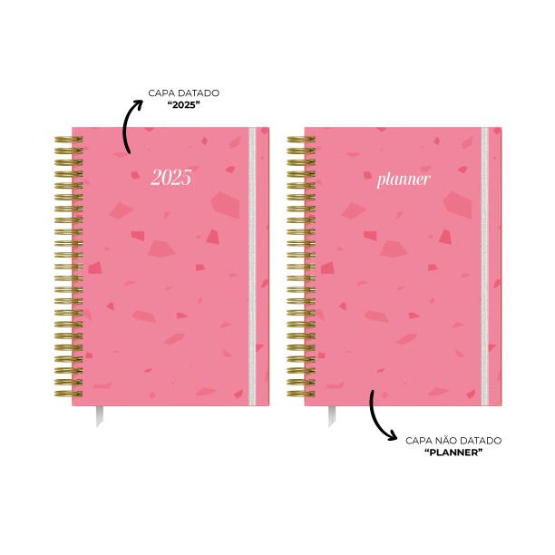 Comprar Planner Rosa Terrazzo - Linha Romântica - a partir de R$151,90 ...