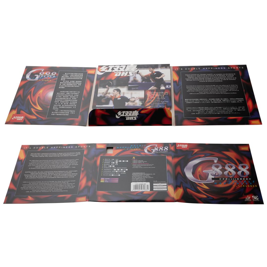 Comprar Borracha G888 - DHS - a partir de R$109,00 - 360TT: Raquete ...