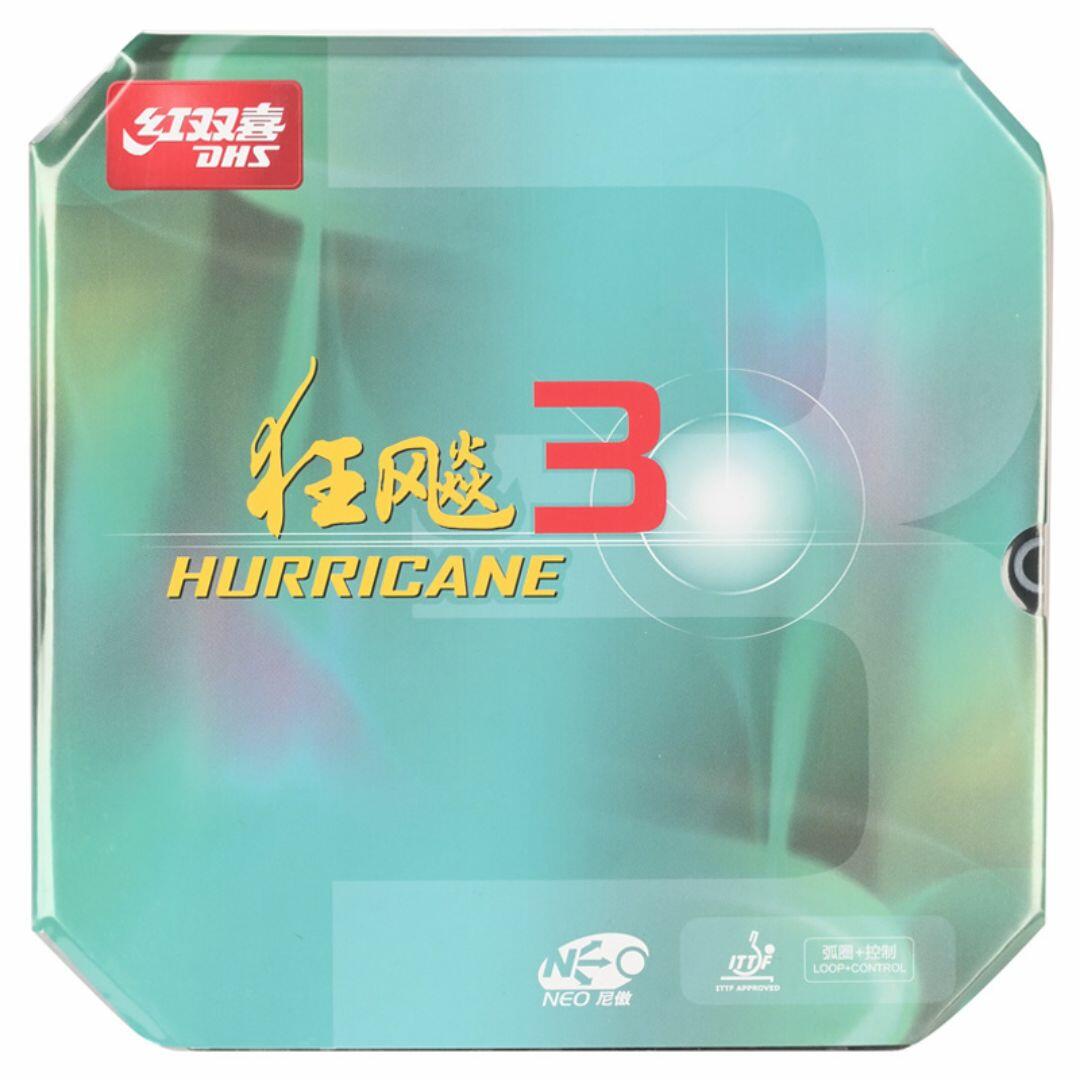 Borracha DHS Hurricane 3 NEO 40° | Spin e Controle | 360TT - a partir ...