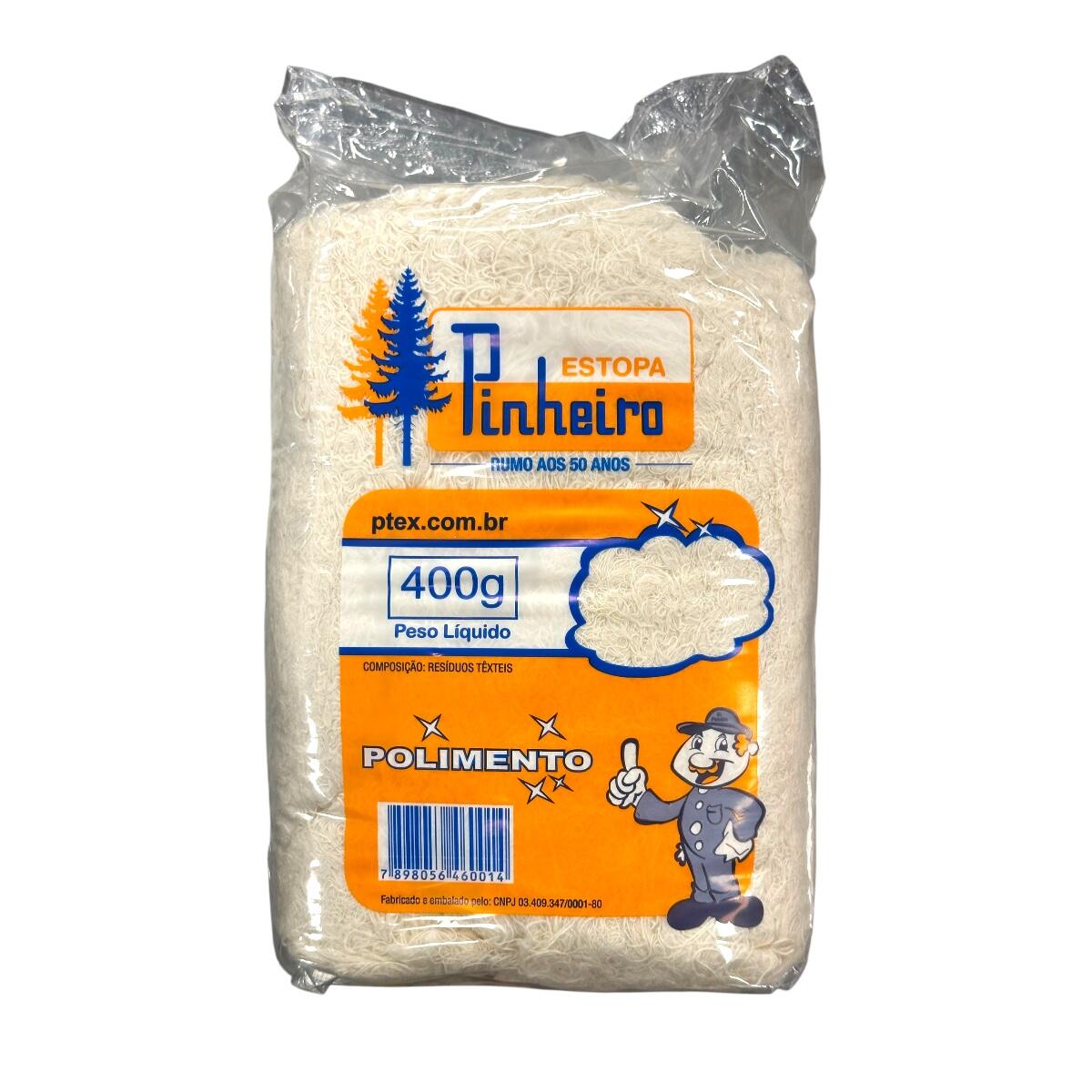 Estopa de Polimento 400g Pinheiro - a partir de R$14,15