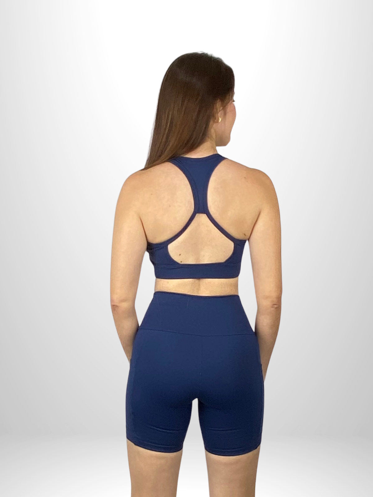 Conjunto Short Com Bolso com Top Energy Azul Marinho - Celer