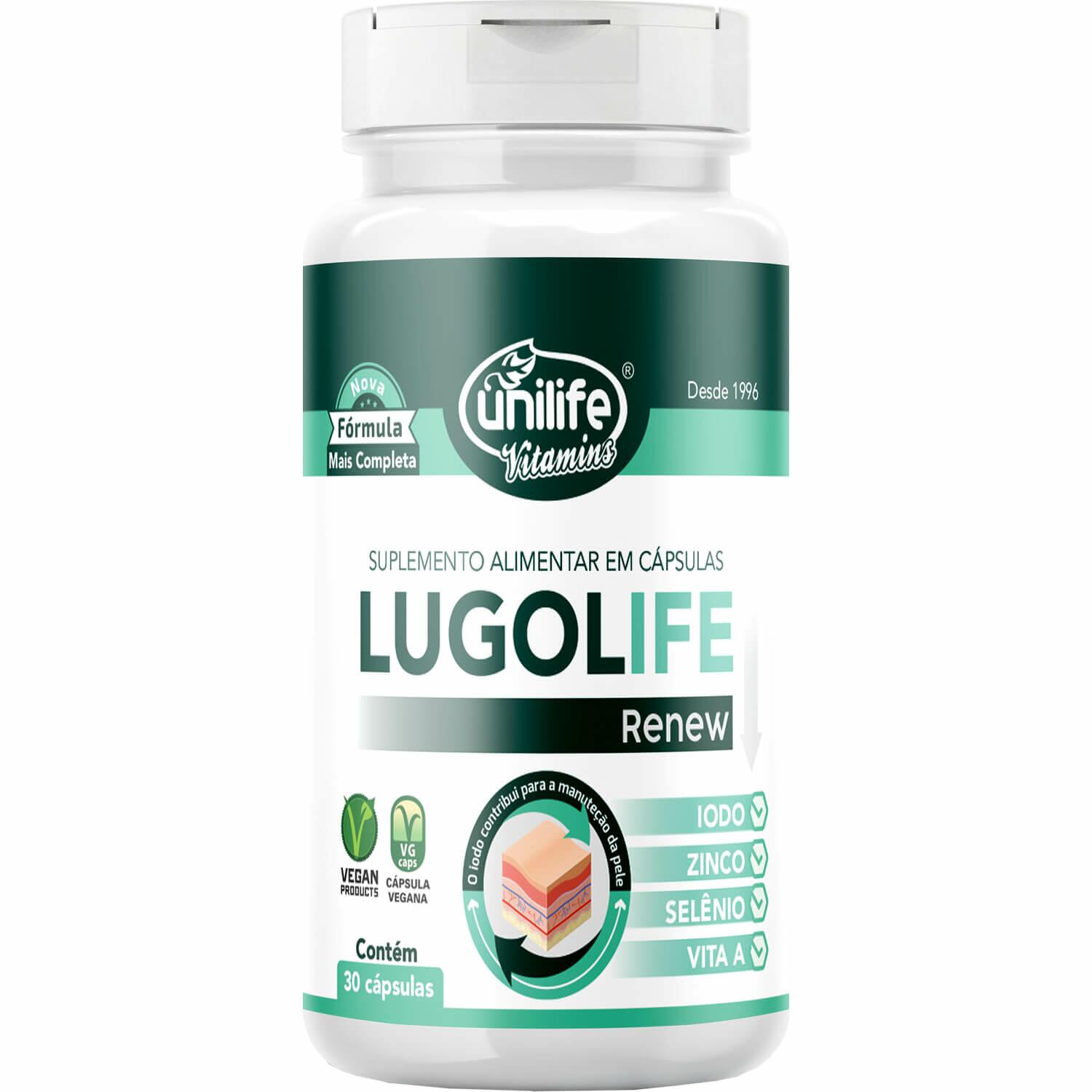 Comprar Iodo Lugolife Renew Unilife 30 Cápsulas - a partir de R$17,45