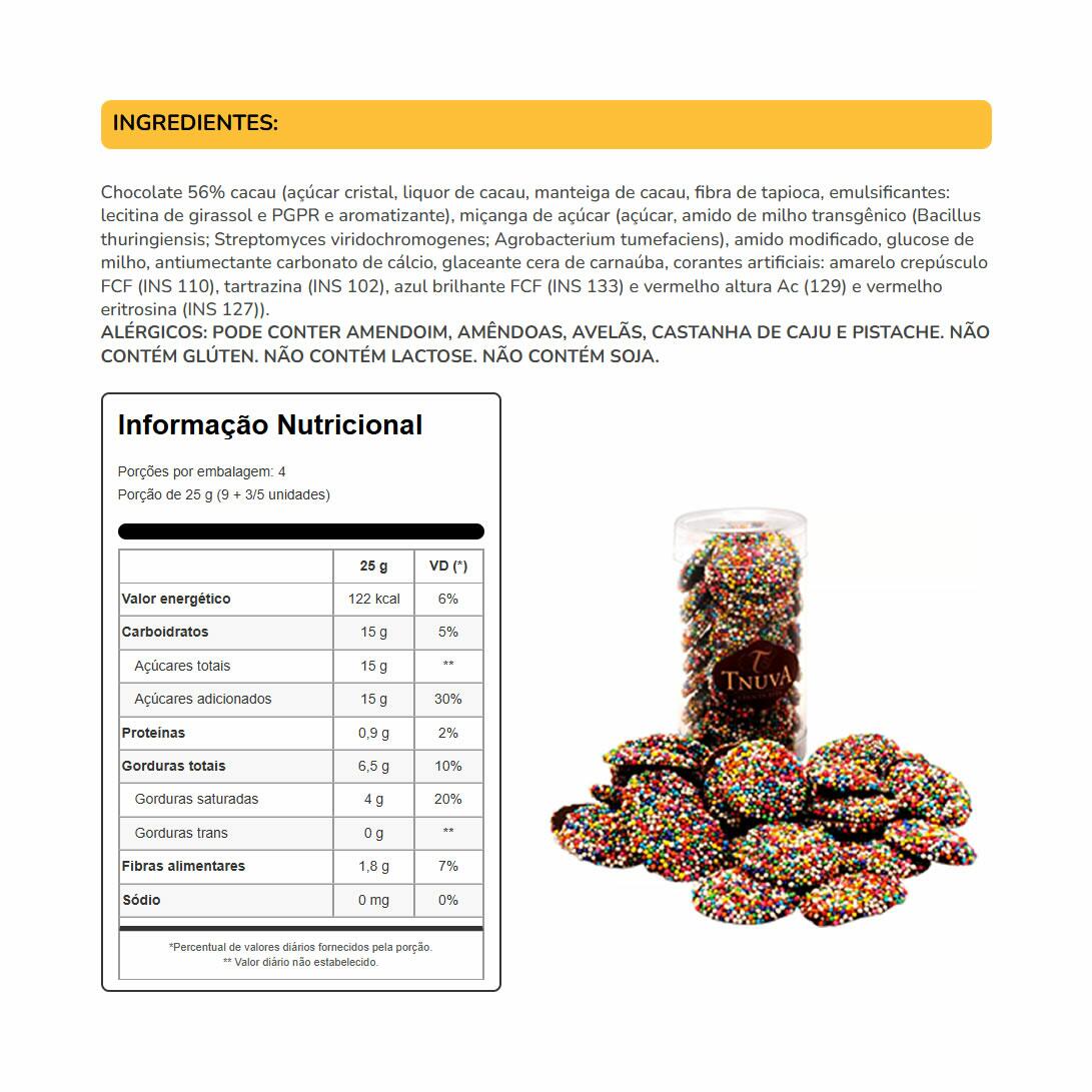 Comprar Chocolate Confete Tnuva 100g - Vegano - a partir de R$31,45
