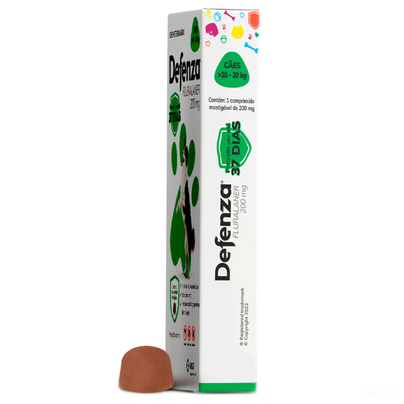 Defenza 200 mg de 10 a 20 Kg - a partir de R$106,60