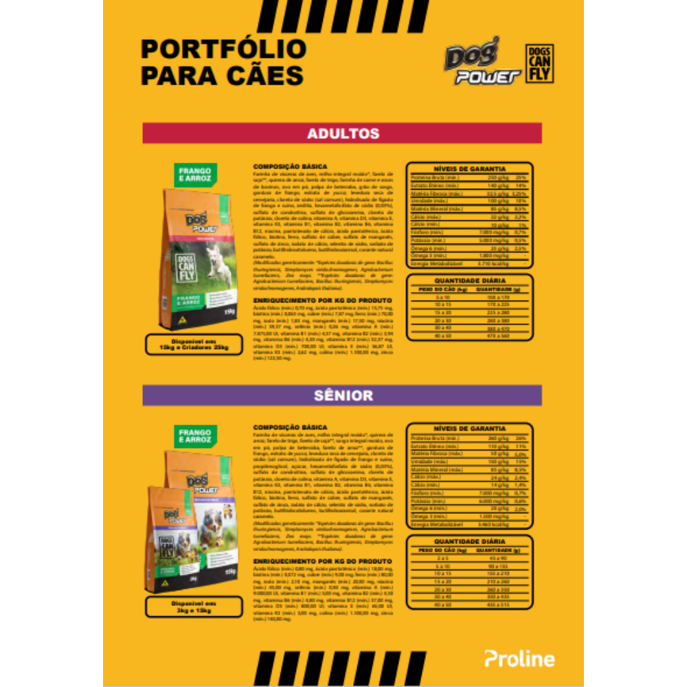 Ração Dog Power Dogs Can Fly Cães Sênior - de R$84,29 a R$261,80 ...