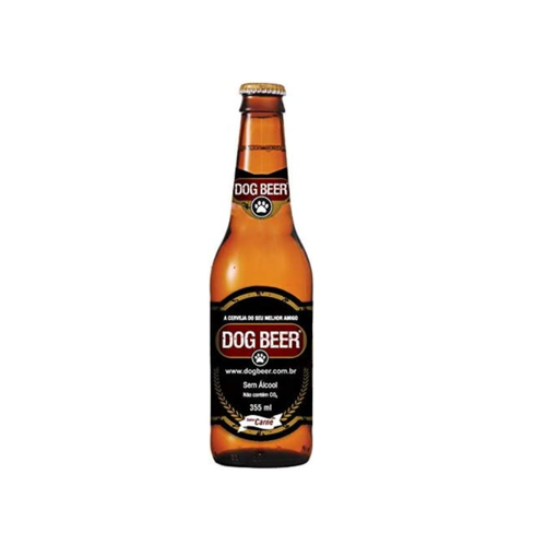 Cerveja Dog Beer Sem Álcool Sabor Carne Para Cães 355ml