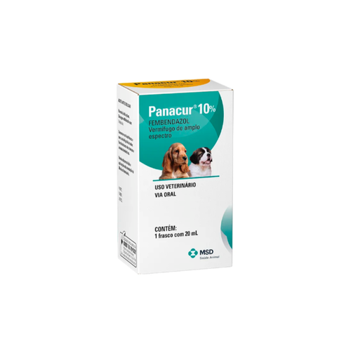 Panacur MSD 10% Suspensão Oral 20ml - a partir de R$77,50 - Nmalls - N ...