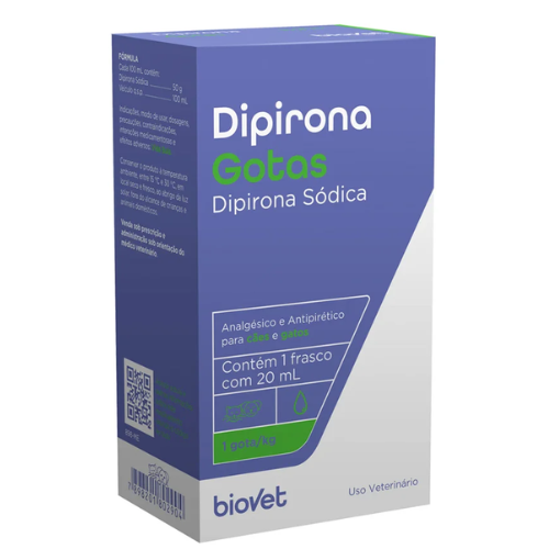 DIPIRONA GOTAS 50% BIOVET 20 ML - a partir de R$34,82