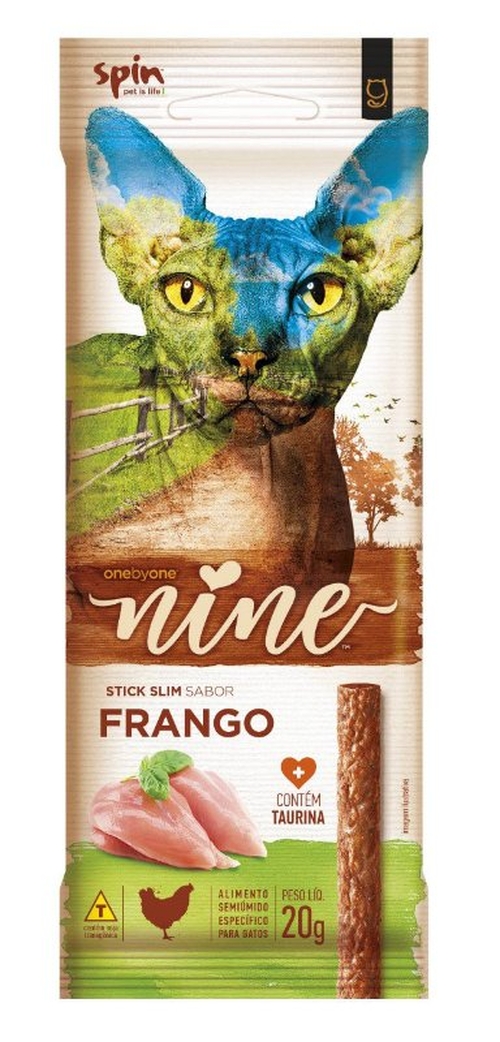 Stick NINE CAT Spin Pet - 20g - Frango - a partir de R$5,72 - Nmalls ...