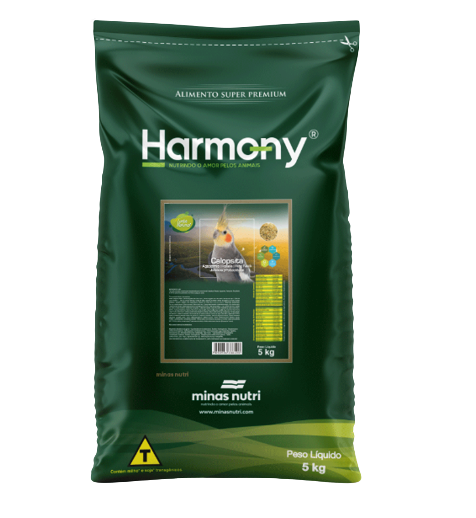 Comprar Harmony Birds Calopsita Natural 5Kg- Minas Nutri - Nmalls - N possibilidades para seu pet!