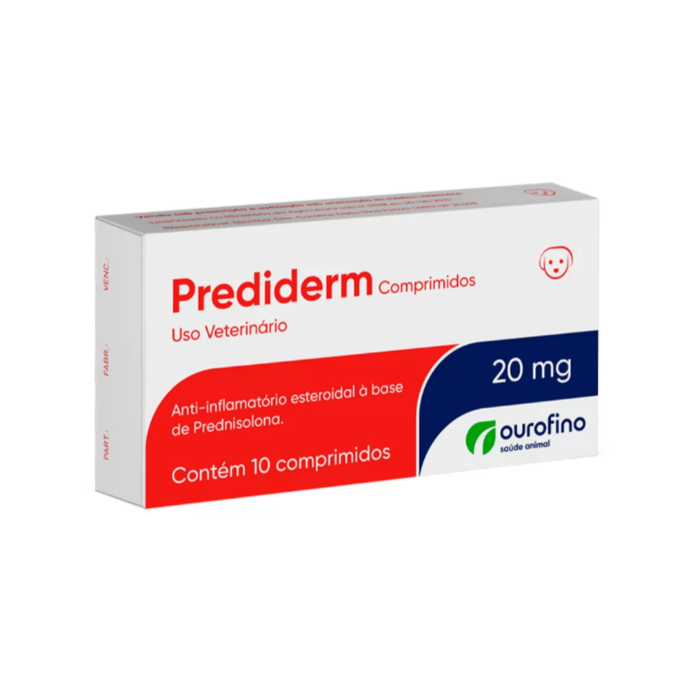 Prediderm Ourofino 20mg - Cartela 10 Comprimidos - a partir de R$62,95 ...