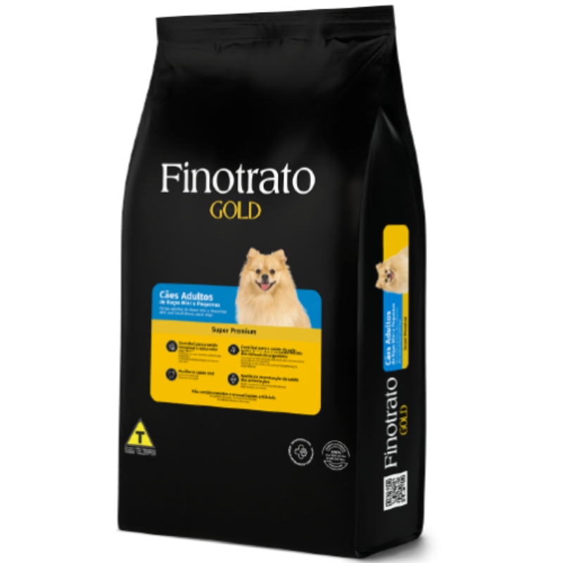 Ração Finotrato Gold para Cães Adultos Raças Mini e Pequenas - de R$29 ...