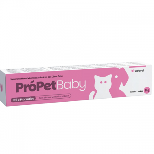 PróPet Baby Suplemento Mineral Vitamínico UCBVET para Cães e Gatos 14 g ...