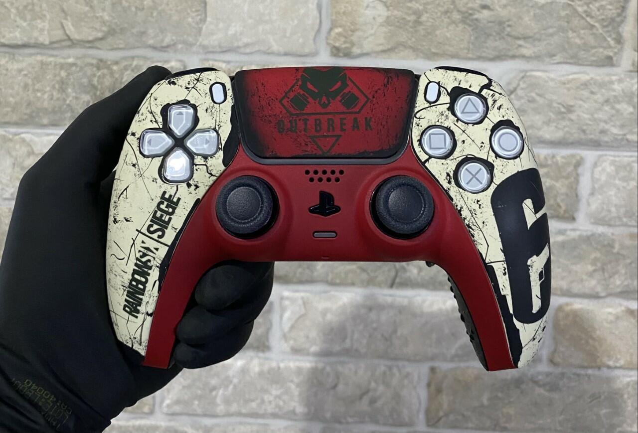 Comprar Controle Dualsense Ps5 Personalizado R6 Outbreak C/Paddles