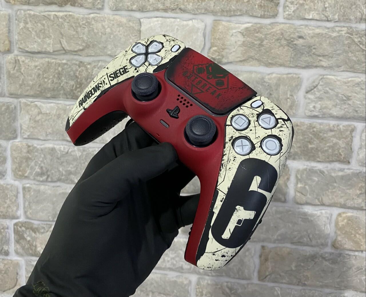 Comprar Controle Dualsense Ps5 Personalizado R6 Outbreak C/Paddles