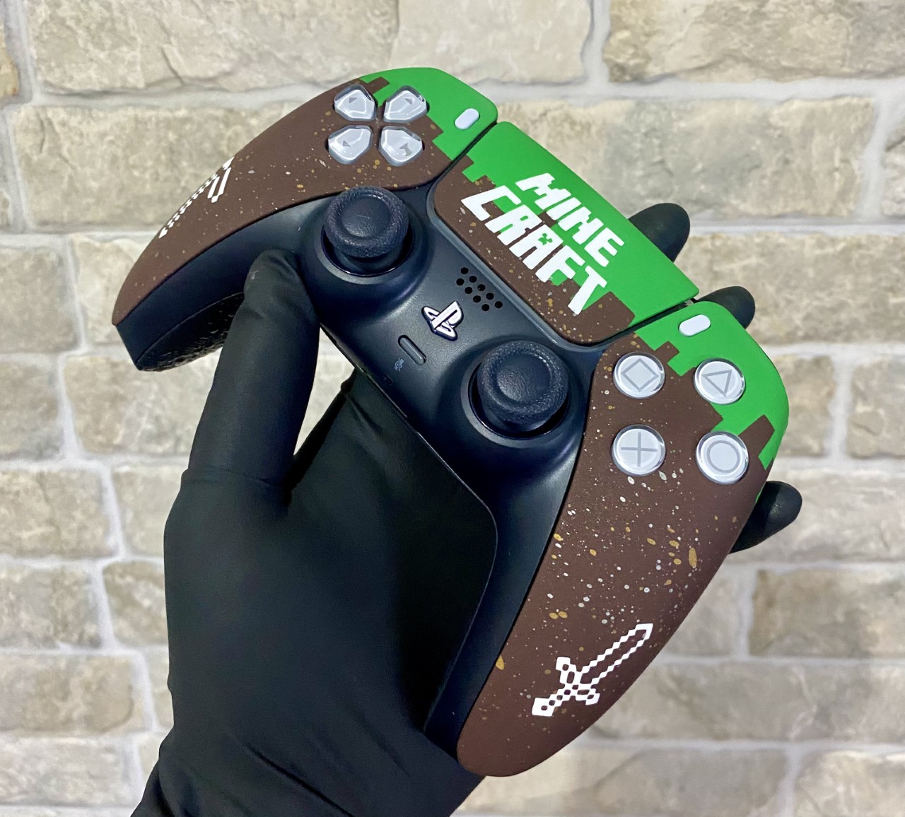 Comprar Controle Dualsense Sony Ps5 - Customizado - Minecraft - R$599 ...