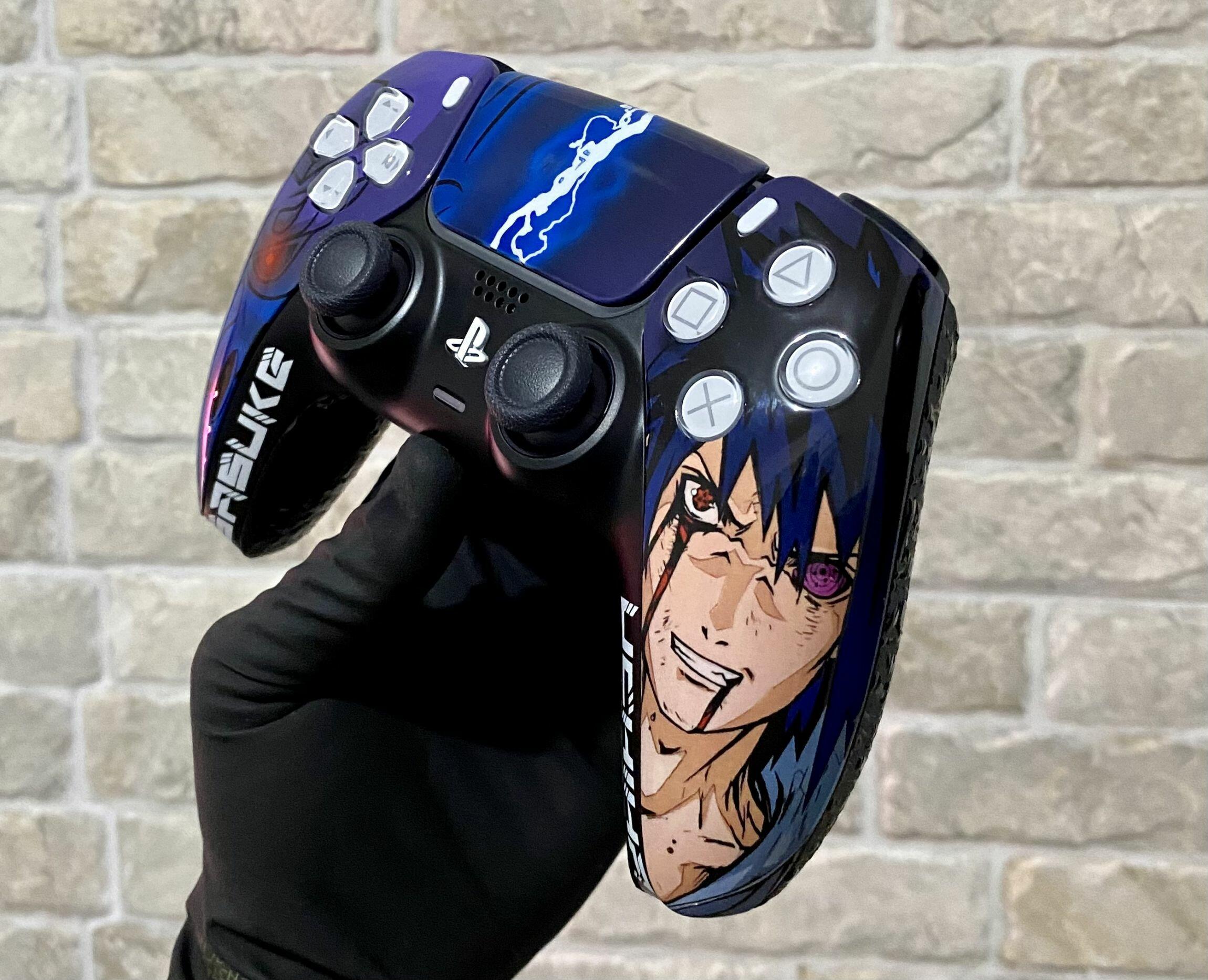 Comprar Controle Dualsense Ps5 - Personalizado Sasuke Uchiha C/Paddles ...