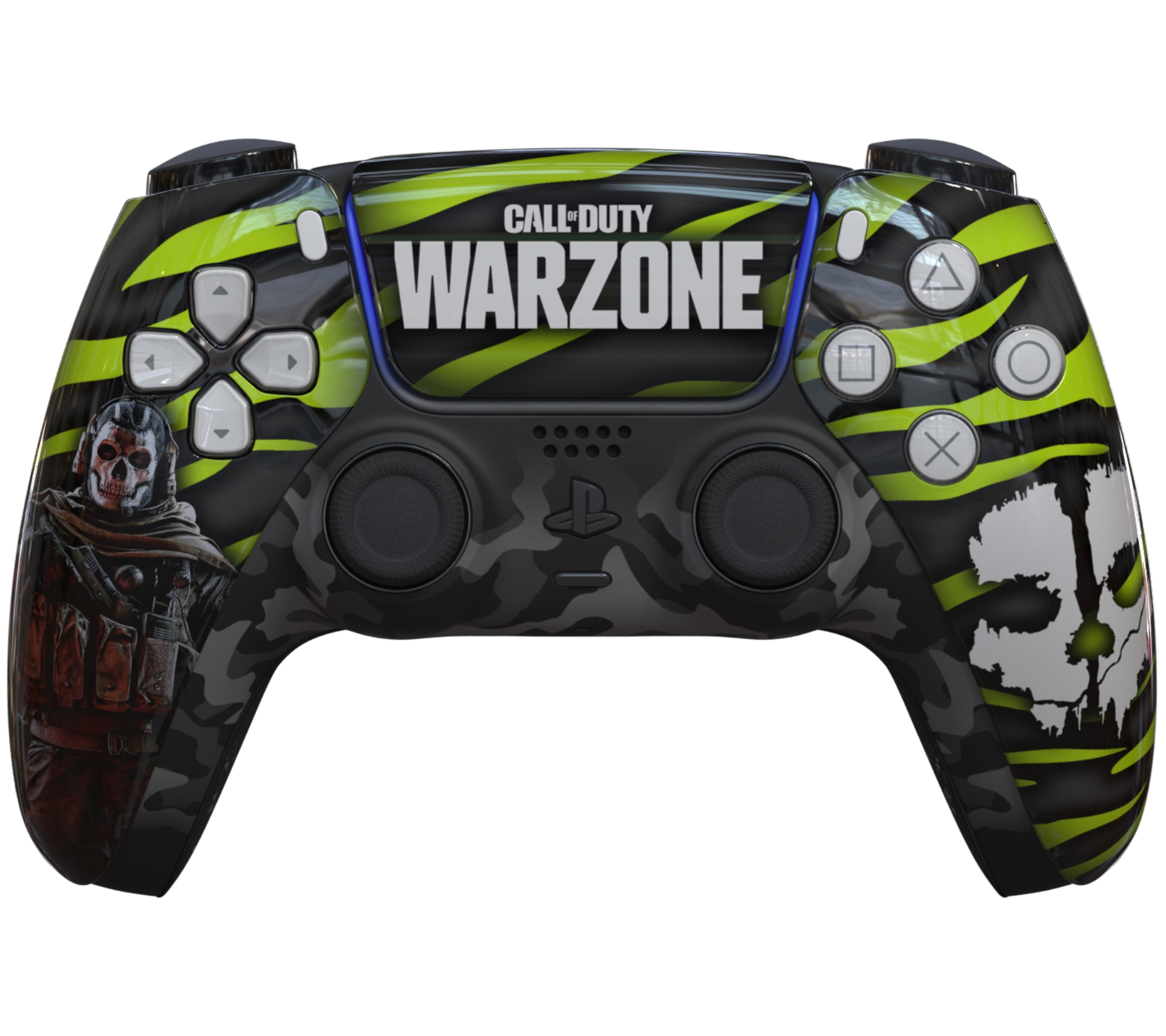 Comprar Controle Dualsense Sony Ps5 - Personalizado Warzone Verde ...