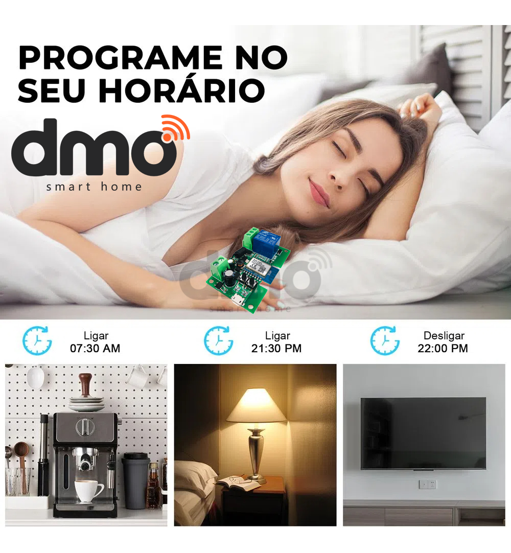 Relé WiFi Inteligente 12V/24V com Contato Seco e RF433 - a partir de R ...