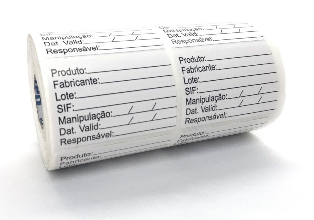 Comprar Etiqueta De Validade Anvisa Com Sif 10 Mil Unid Couché 2 Col ...