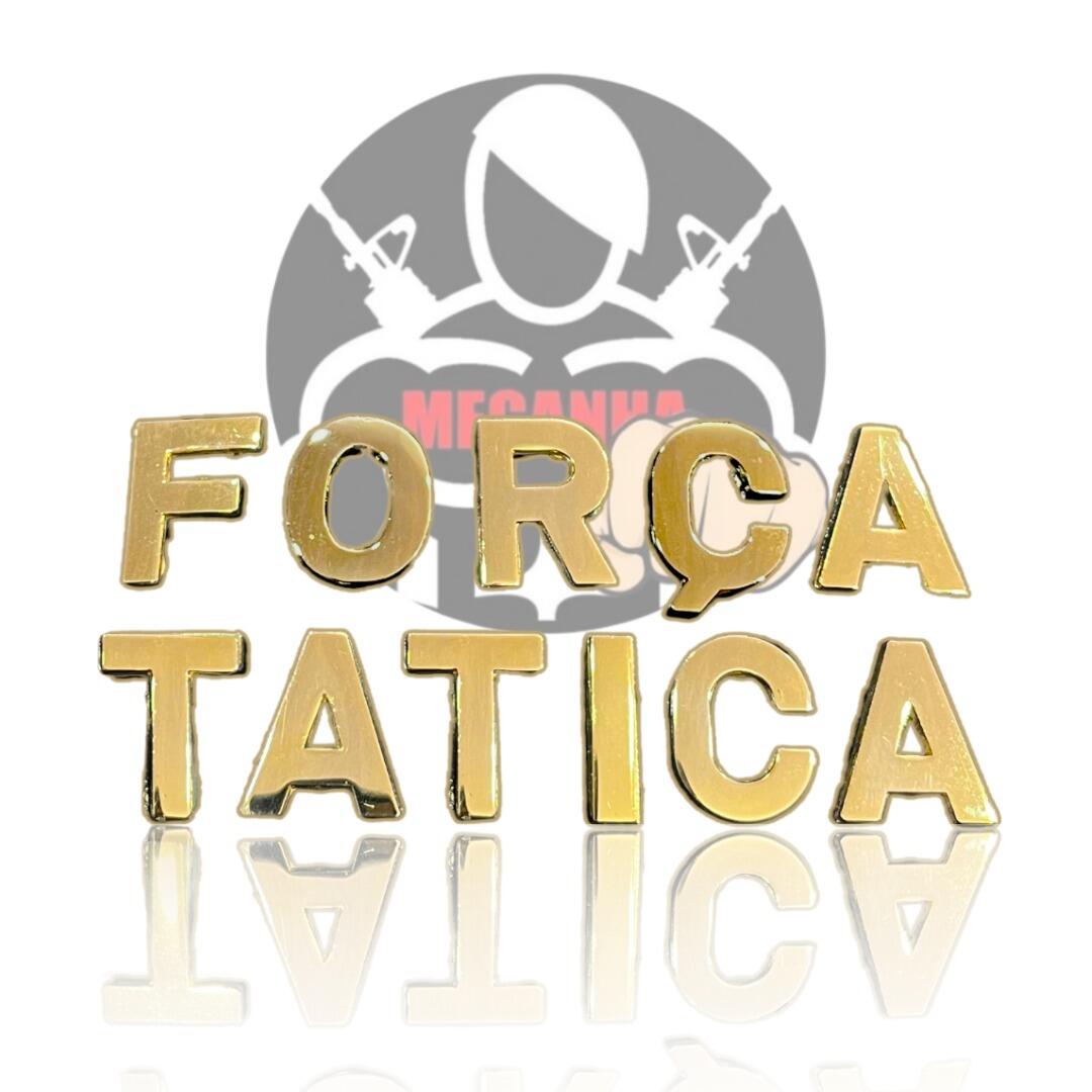 Comprar Letras de Força Tática para Braçal Banhadas a Ouro (Obrigatório ...