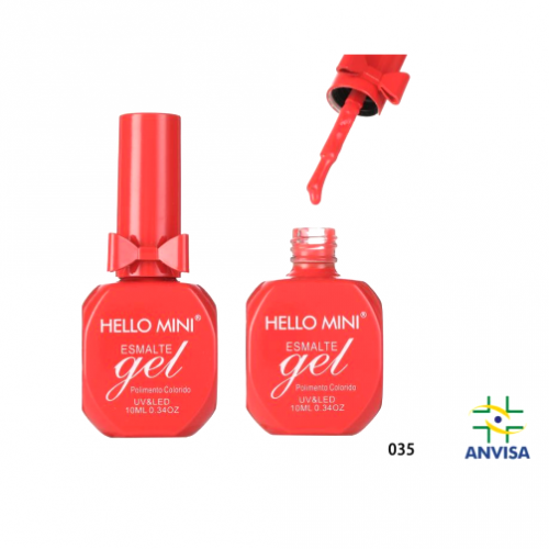 Comprar ESMALTE EM GEL COR-035 10ML - HELLO MINI - R$9,92 - TOP ATACADÃO