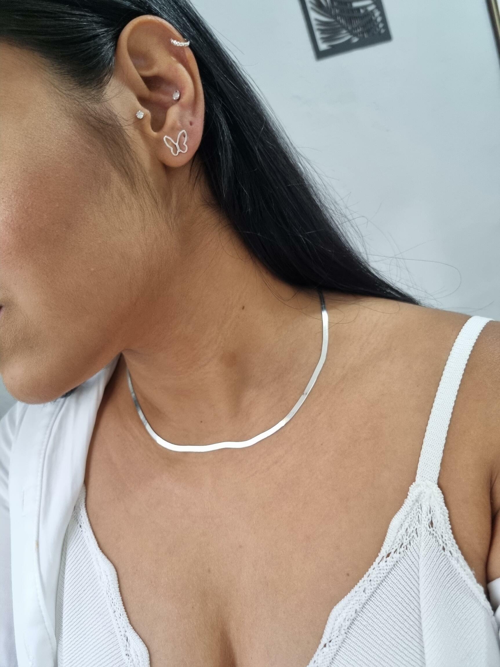 Comprar Corrente de Prata Laminada 3mm - 45cm - a partir de R$180,40 - DRI PRATAS