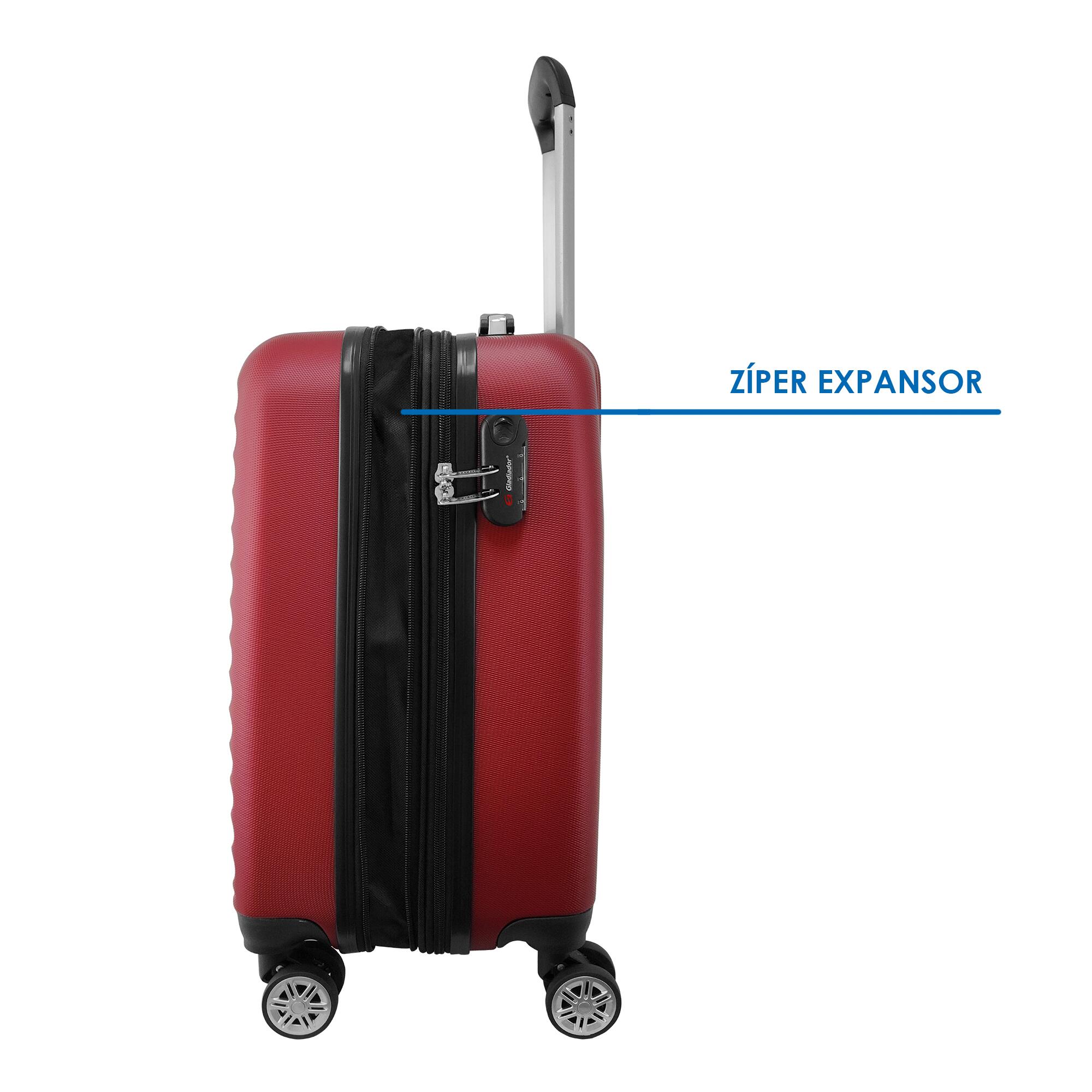 Comprar Mala de Bordo 10kg Fibra ABS Cadeado Segredo Rodas 360º Gladiador B1MB - Gladiador Malas ...