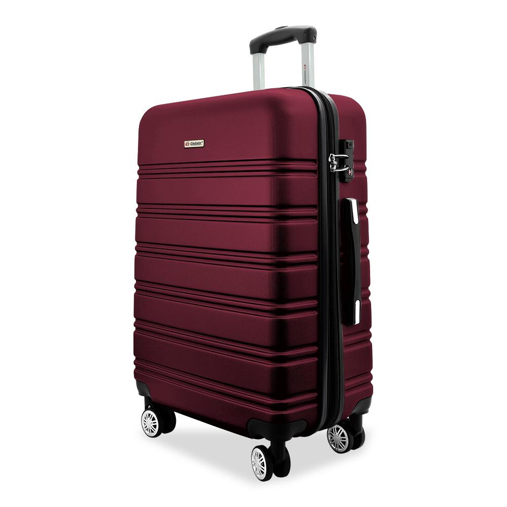 Comprar Mala Média 23kg Fibra ABS Cadeado TSA Rodas 360º Gladiador A3M - Gladiador Malas - Malas ...