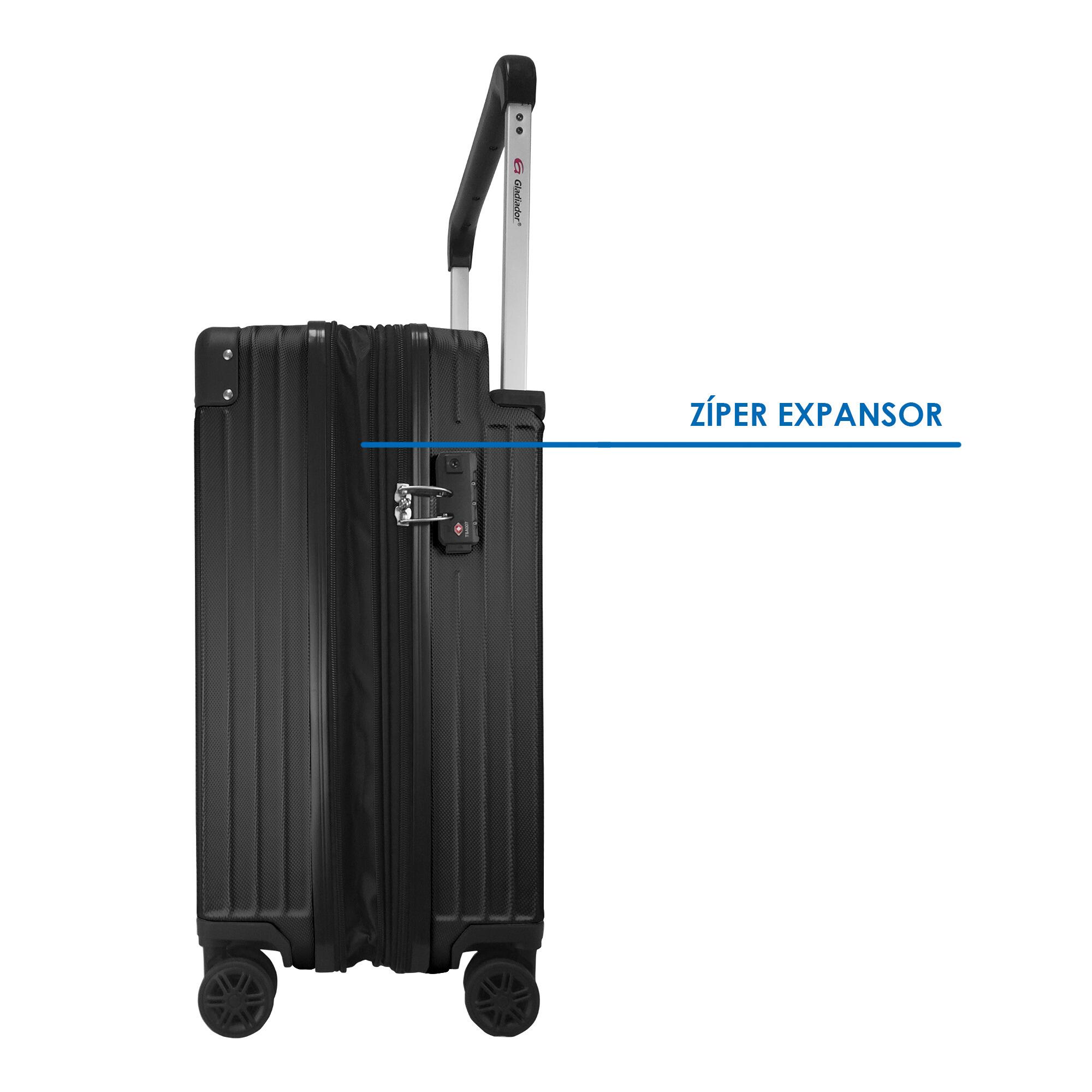 Mala de Viagem 10Kg Gladiador Wide TSA Rodas Giratórias 360º - de R$384,03 a R$426,70