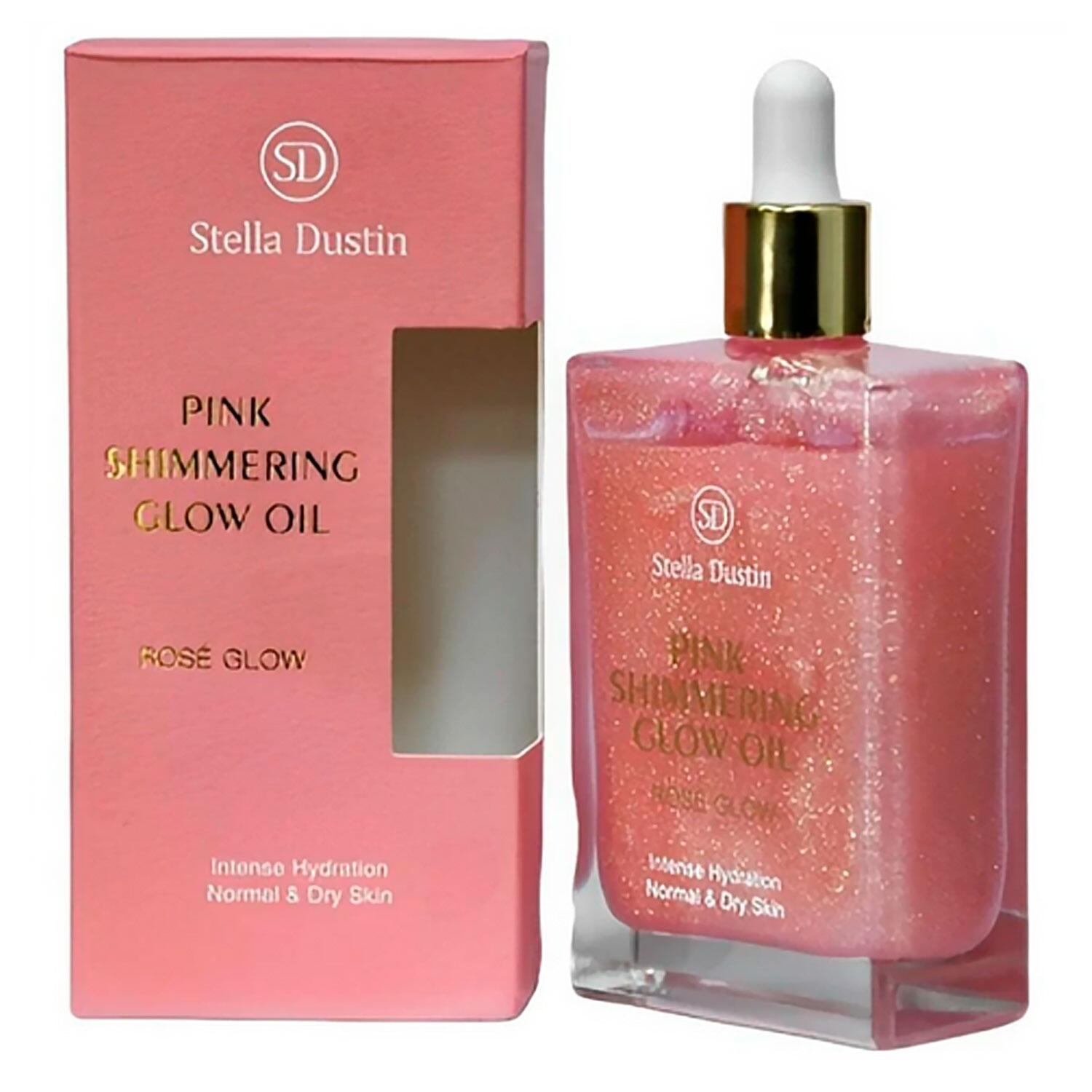 Óleo Corporal Stella Dustin Pink Shimmering Rose Glow 100ml - R$197,00