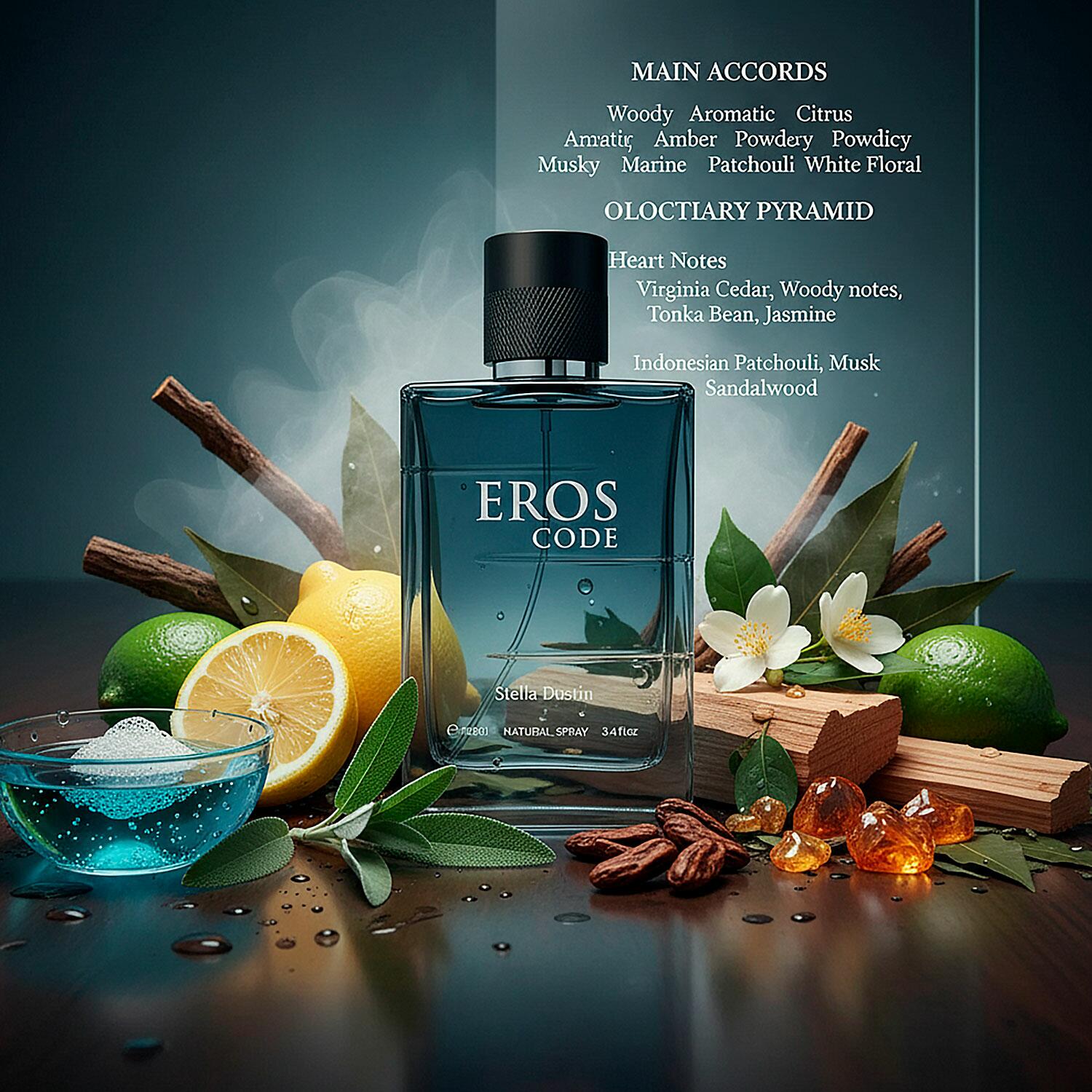 Comprar Perfume Masculino Stella Dustin Eros Code Eau de Parfum 100ml