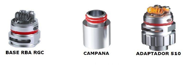 Adaptador RPM 80 RGC RBA Coil p/ Rosca 510 | Smok