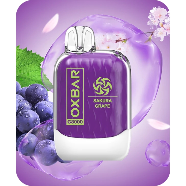 OXBAR: Pod Descartável G8000