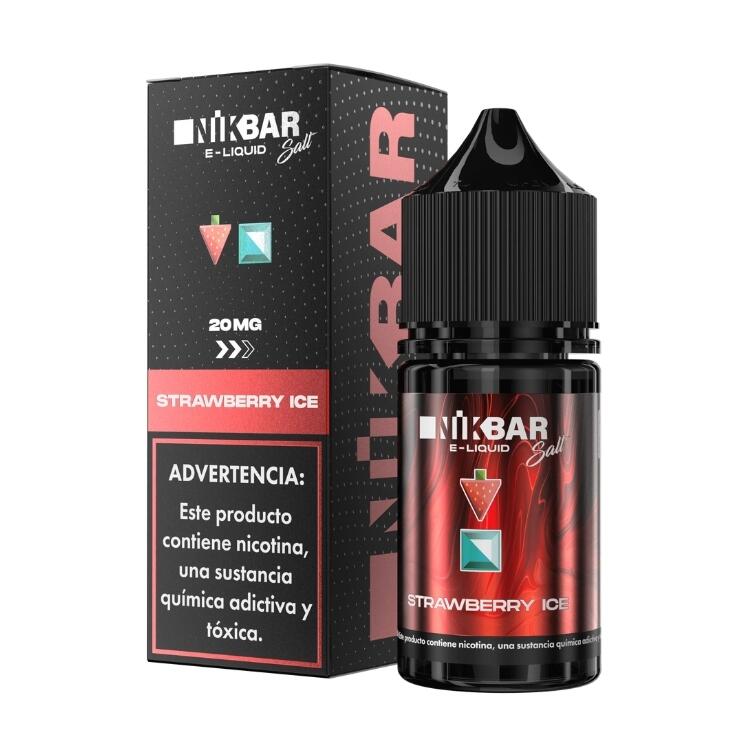 Nikbar: Juice NicSalt Strawberry Ice